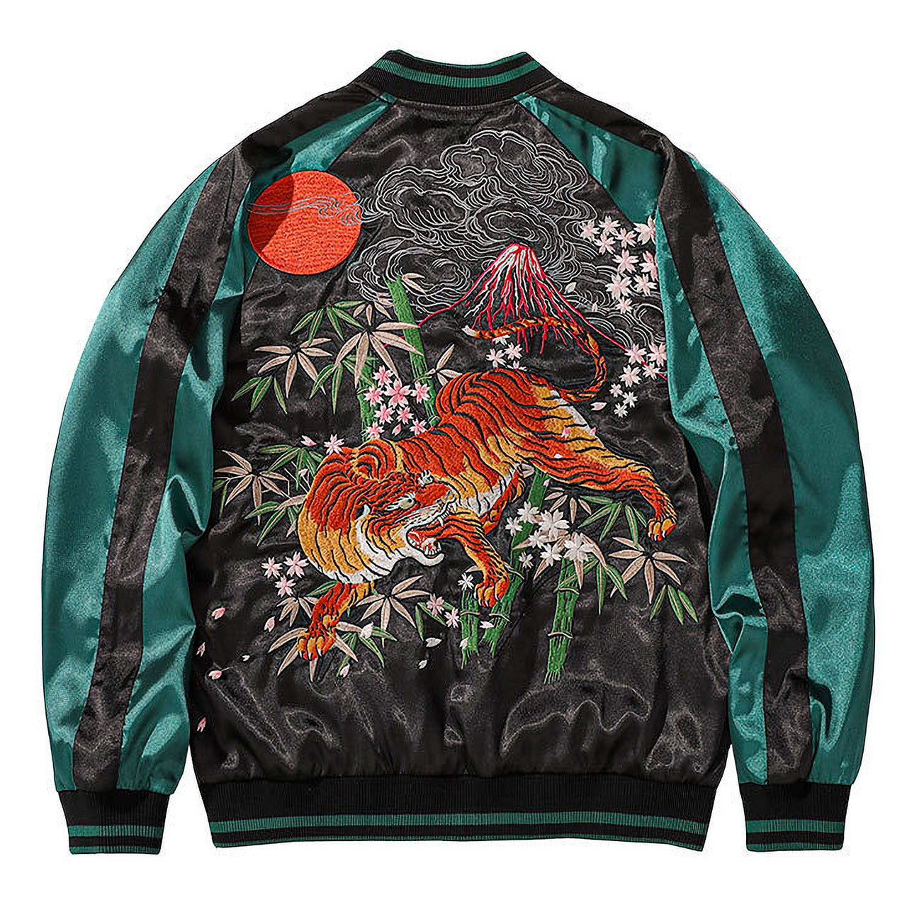 Japanese Sukajan Bomber Fujitora – Embroidered Jacket by Takumiya